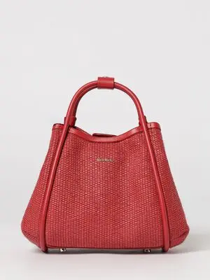 Max Mara Marine Raffia Handbag - Red