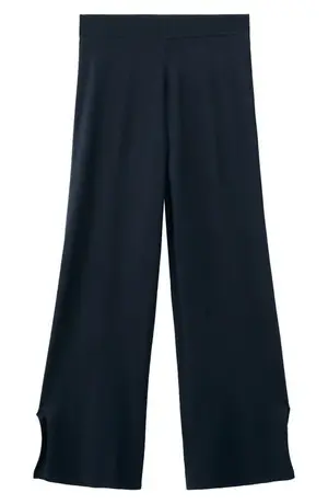 Mango Split Hem Knit Pants