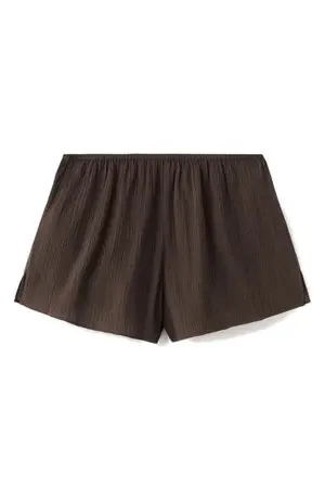 Mango Flowy Cotton Gauze Shorts