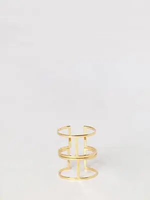 Elisabetta Franchi Set Of 2 Brass Bracelets - Gold