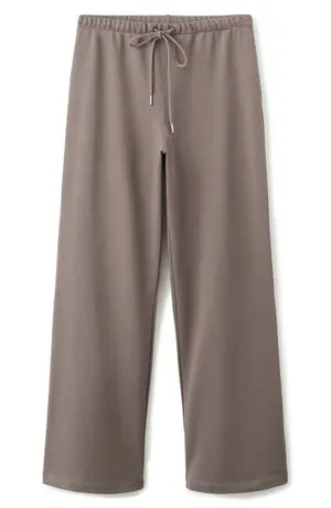 Mango Cotton Sweatpants With Drawstring Waist