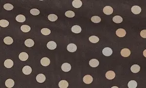 Mango Polka Dot Ruched Mesh Top