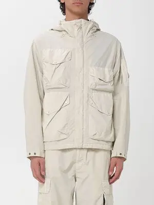 C.P. COMPANY Utility Jacket With Hood - Ice