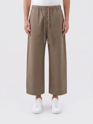 ENTIRE STUDIOS Wide Leg Cotton Trousers - Grey
