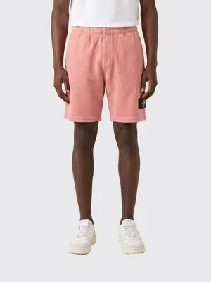 Stone Island Stone Island Cotton Sports Shorts Pink