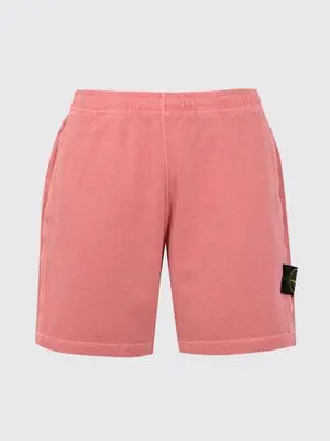 Stone Island Cotton Sports Shorts - Pink