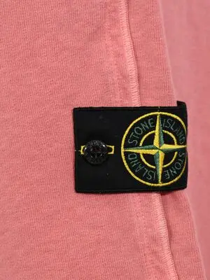 Stone Island Cotton Sports Shorts - Pink