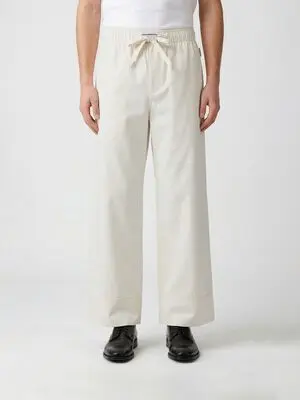 ENTIRE STUDIOS Jersey Wide Leg Trousers - White