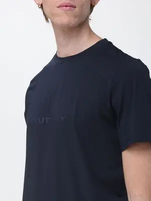 Peuterey Cotton Blend T-shirt With Logo - Blue