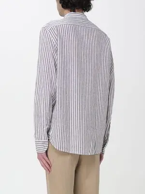 MANUEL RITZ Linen And Cotton Casual Shirt