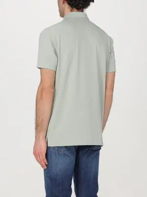 Peuterey Cotton And Silk Blend Polo Shirt - Green