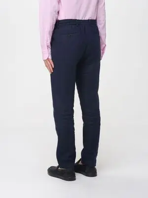 MANUEL RITZ Tailored Trousers With Drawstring Detail - Blue