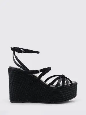 JIMMY CHOO Platform Wedge Sandals - Black