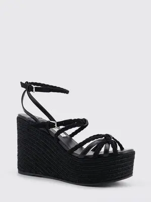 JIMMY CHOO Platform Wedge Sandals - Black