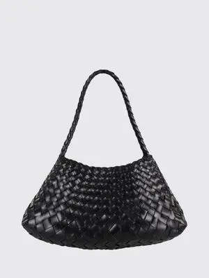 Dragon Diffusion Rosanna Woven Leather Shoulder Bag - Black