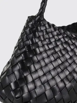 Dragon Diffusion Rosanna Woven Leather Shoulder Bag - Black