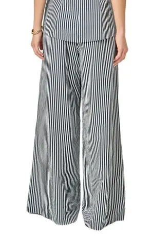 English Factory Striped Wide Leg Pants