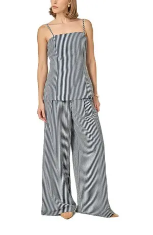 English Factory Striped Wide Leg Pants