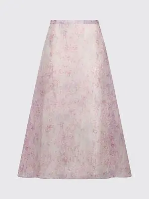 Alberta Ferretti Printed A-line Midi Skirt