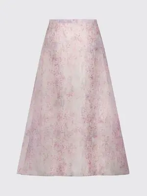 Alberta Ferretti Printed A-line Midi Skirt