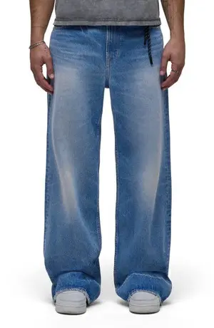Hudson Jeans Luca Wide Leg Jeans - Burbank