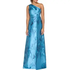 KAY UNGER Faith One-shoulder Gown