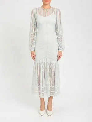 TWINSET Lace Midi Dress