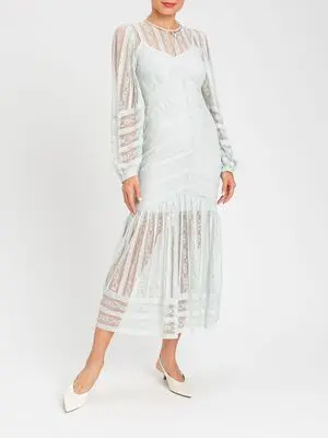 TWINSET Lace Midi Dress