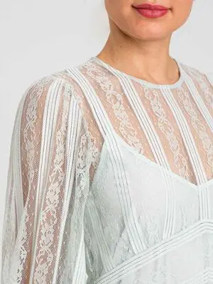 TWINSET Lace Midi Dress