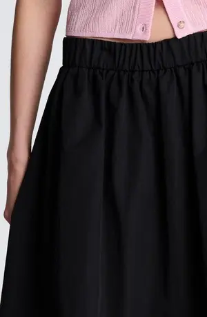 KENNETH COLE Bubble Hem Midi Skirt