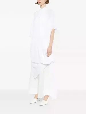 GAZ DE LIN Draped Shirt Dress