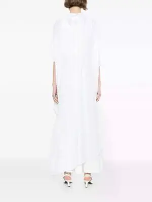 GAZ DE LIN Draped Shirt Dress