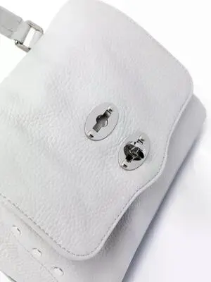 ZANELLATO Postina Grained Leather Tote - Grey