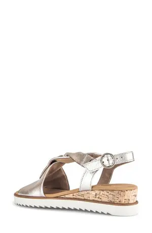 Gabor Ankle Strap Wedge Sandal