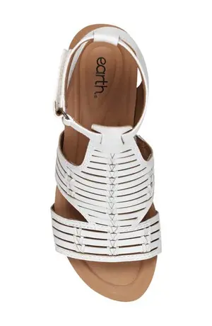 Earth Helodie Wedge Sandal - Ivory