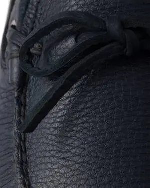Prada Leather Driving Shoe - Blue