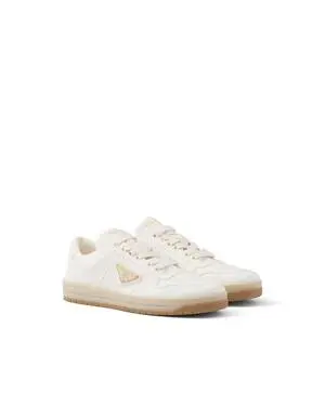 Prada Downtown Nappa Leather Sneakers - Neutral