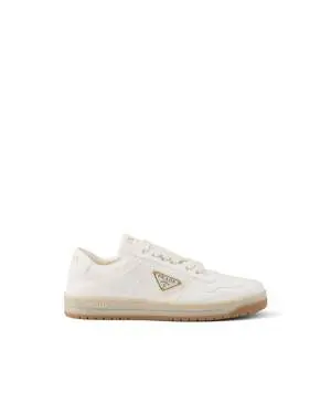 Prada Downtown Nappa Leather Sneakers - Neutral