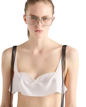 Prada Crepe De Chine Top