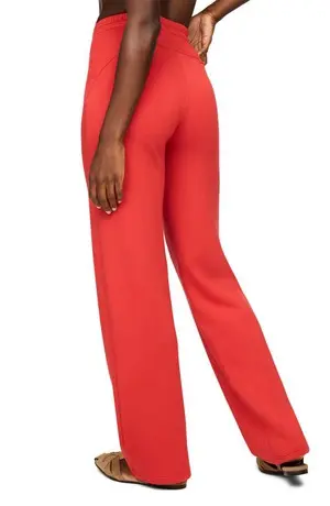 Spanx Airessentials Straight Leg Pants - Lip Stain