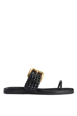 GIUSEPPE ZANOTTI Crista Thong Sandals - Black