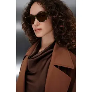 Quay 54mm Square Sunglasses - Olive/brown