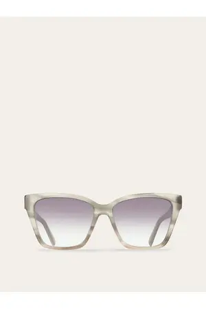 FERRAGAMO Rectangular Sunglasses Gold