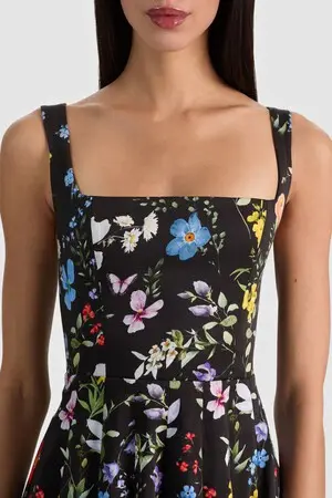 Alice + Olivia Veda Mini Dress - Black