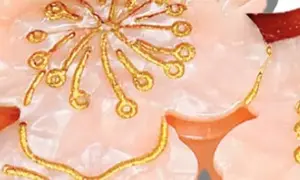 SOLAR ECLIPSE Cherry Blossom Claw Clip