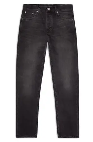 Nudie Jeans Steady Eddie Ii Regular Fit Tapered Leg Jeans - Black Change
