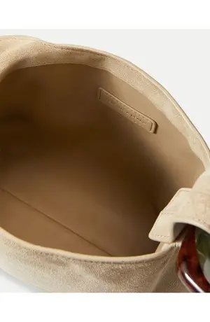 Veronica Beard Suede Top Handle Bag