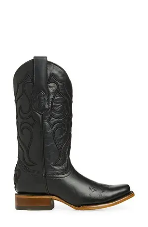 CORRAL Embroidered Western Boots - Black