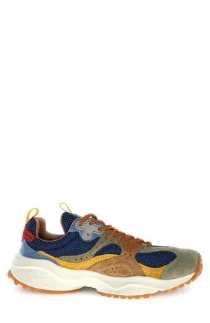 FLOWER MOUNTAIN Wave Sneakers - Beige Navy