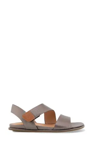 Gentle Souls Lottie Slingback Sandal - Dark Pewter Leather